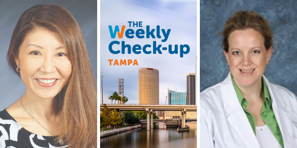 Dr. Mary Li of Florida Cancer Specialists and Dr. Alene Wright of the ...